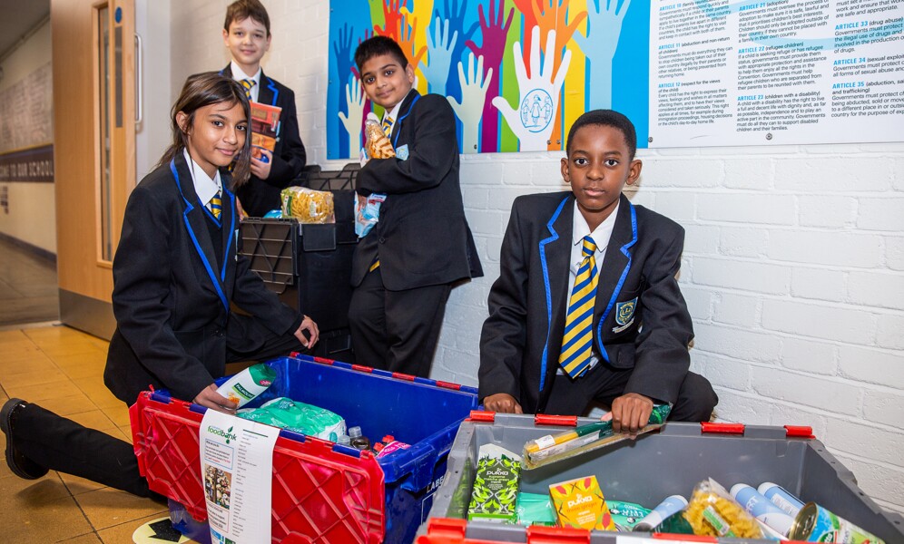 Food Bank Collection - Latest News - Kingsbury High School